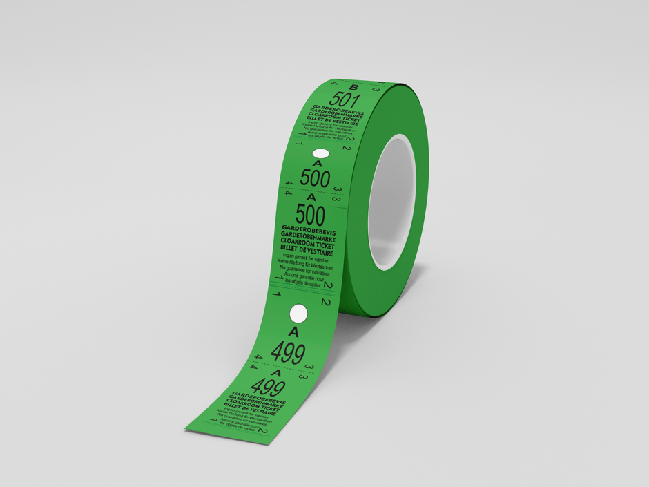 Cloakroom Tickets | Plastic Cloakroom Numbers | Numbered Cloakroom Tags